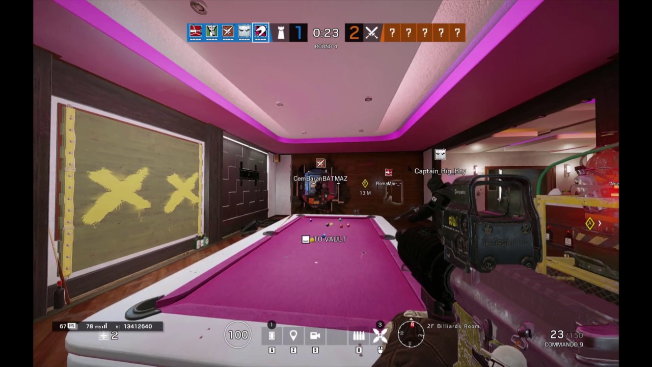 What happens when you play pool in R6 Siege? - YouTube