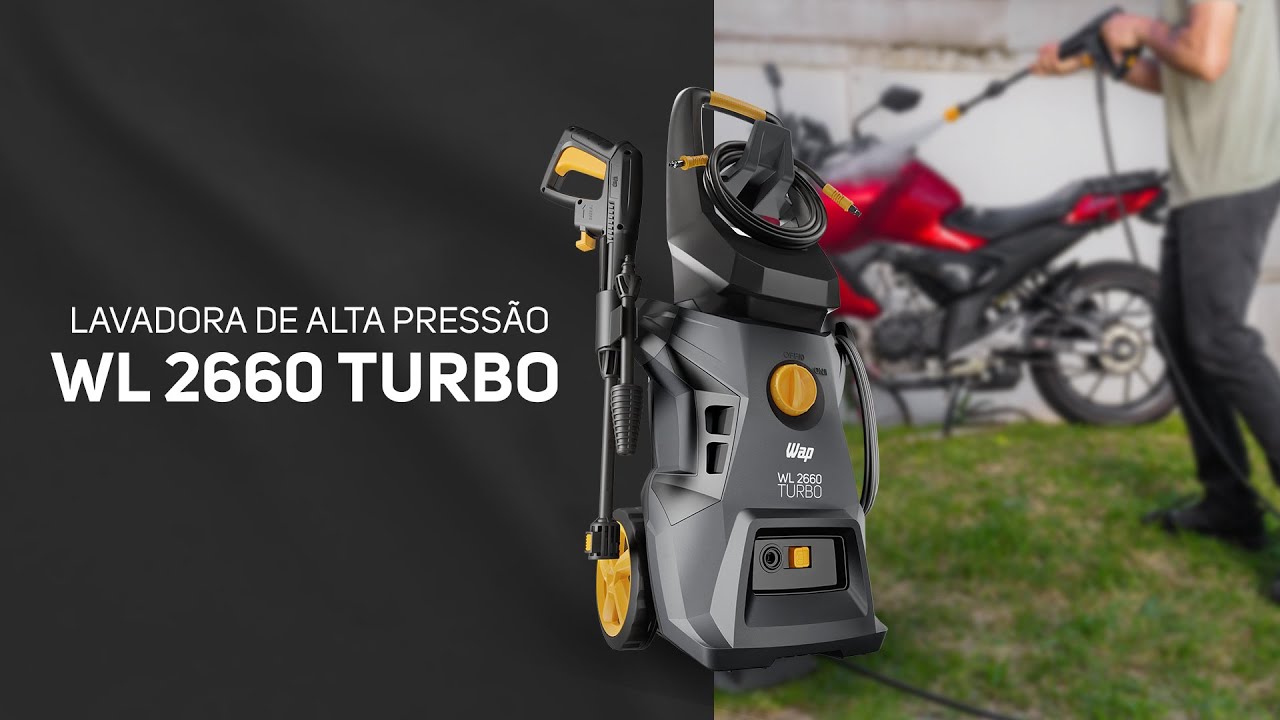 Conheça a Lavadora de Alta Pressão WAP WL 2660 Turbo - YouTube