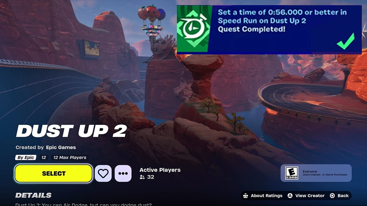 How to EASILY Set a time of 0:56.000 or better in Speed Run on Dust Up ...