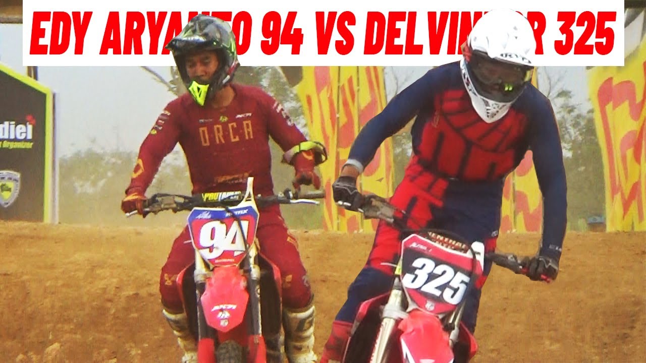 Edi Aryanto 94 TUNJUKAN CLASS nya lawan DELVINTOR ALFARIZI 325 MX OPEN ...