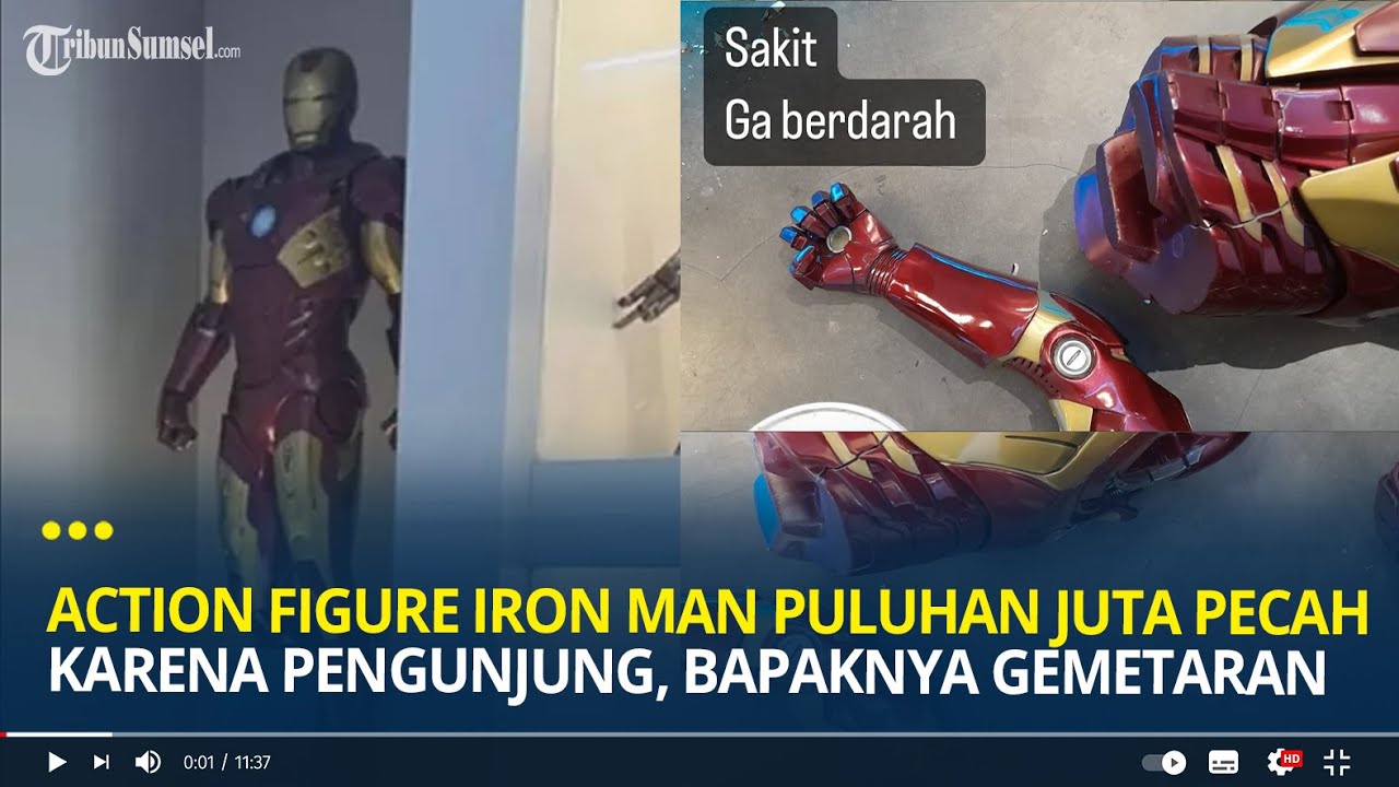 Action Figure Iron Man Puluhan Juta Pecah Diduga Karena Anak Pengunjung ...