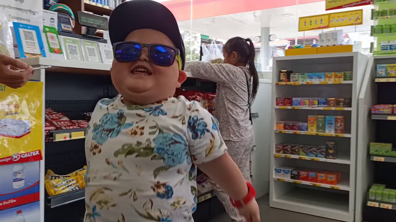 After breakfast, buy a cake in mini mart - YouTube