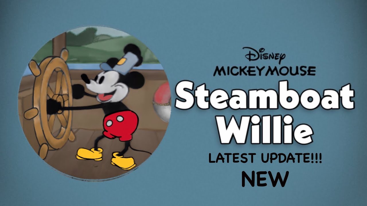 Mickey Mouse: Steamboat Willie Whistle in COLOR (Part 5) - YouTube
