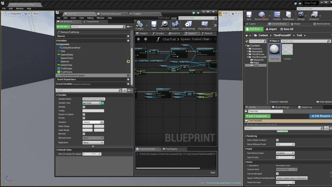 Unreal Engine 4 - Character trail - YouTube