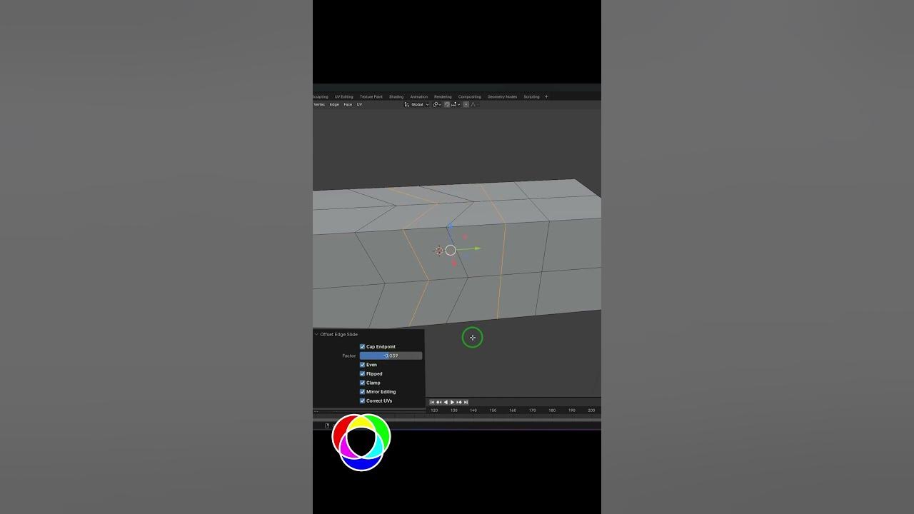 Offset Edge Slide Blender Modeling Tutorial #vishalrein - YouTube