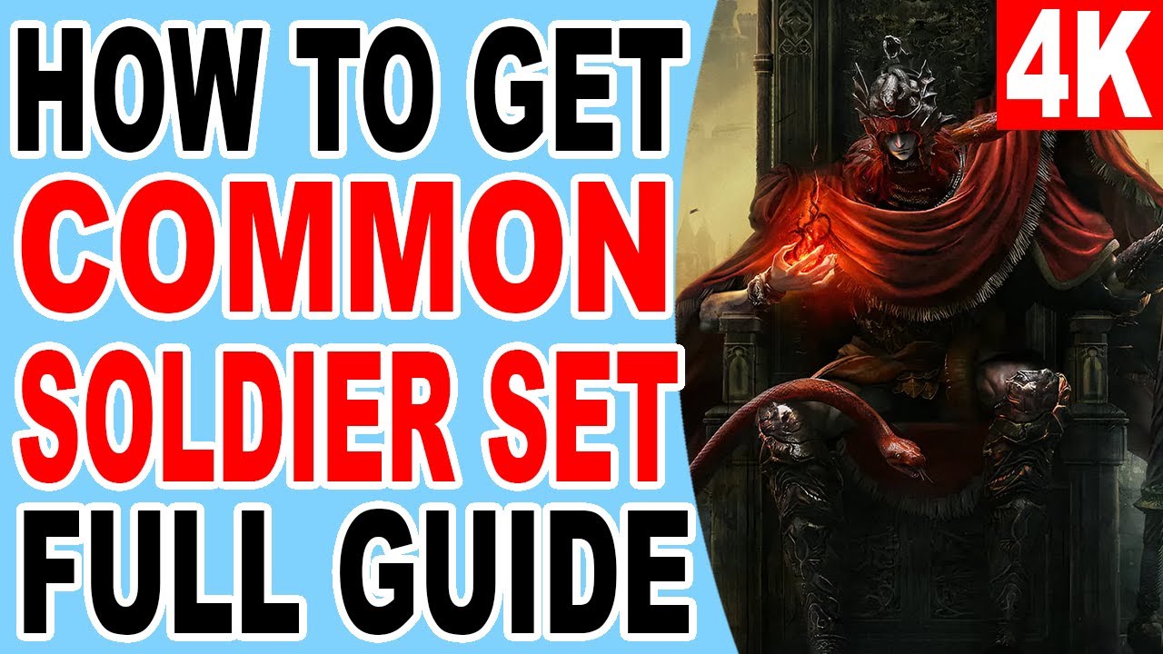 Elden Ring DLC How to Get Common Soldier Weapon and Armor Set, Common ...