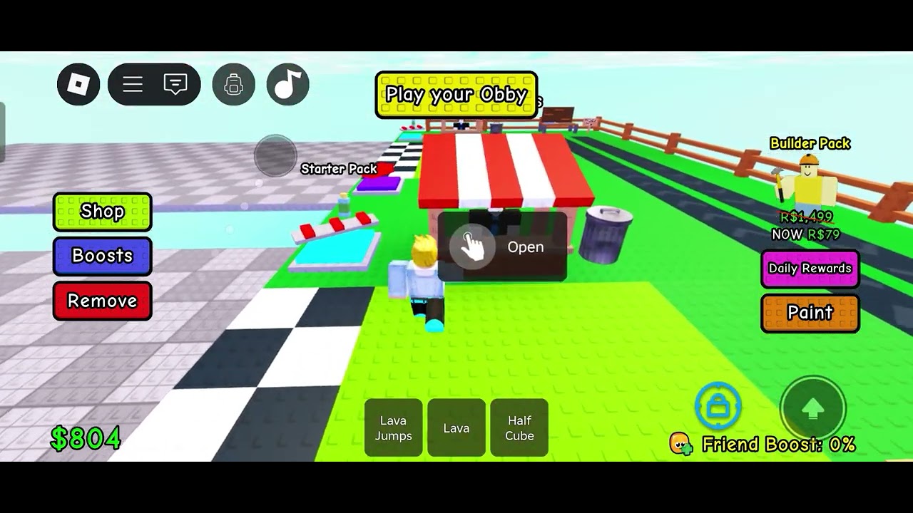 Im playing Build a Obby in Roblox. - YouTube