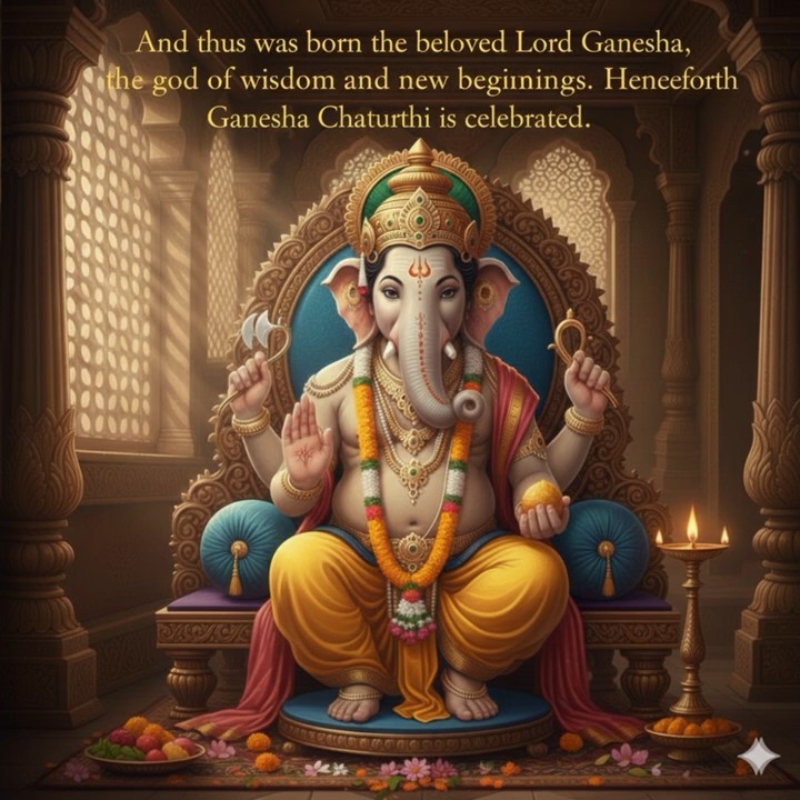 Birth story of Lord ganesha# Ganesha chathurthi#Bhakti# Mythology ...