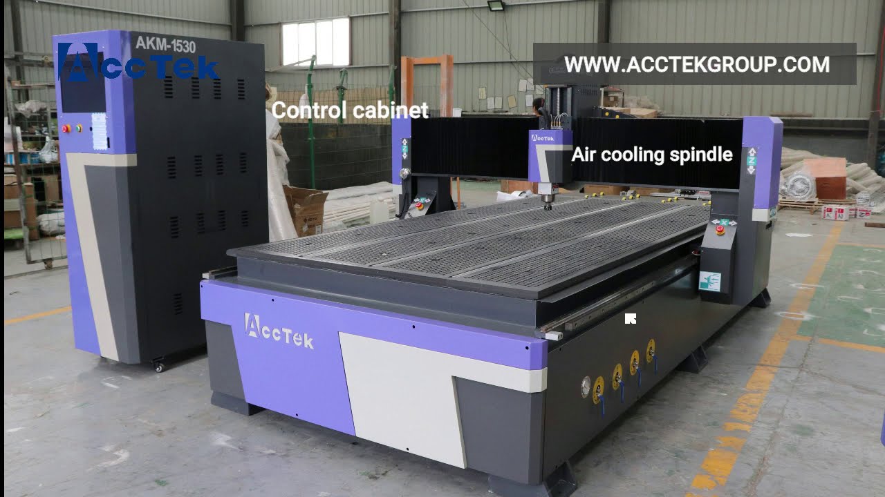 Acctek new design CNC router - YouTube