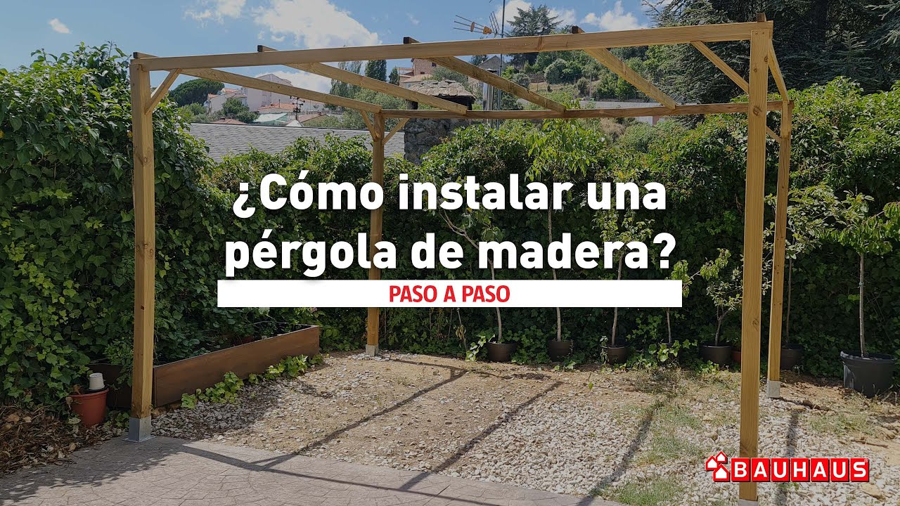 Como Hacer Una Pergola De Madera