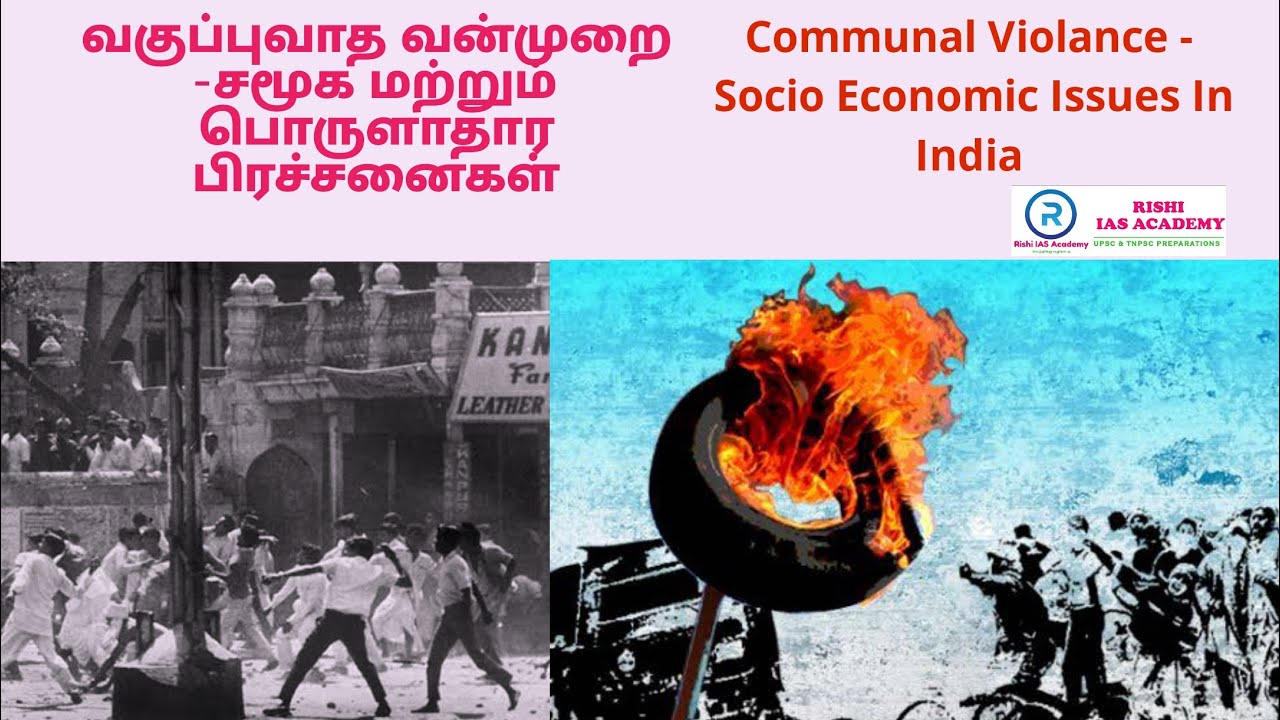 Communal Violance Socio Economic Issues In India Group 2 Mains