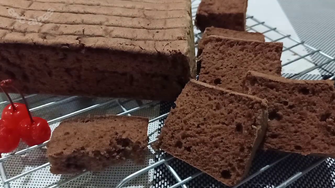 Resep Sponge Cake Coklat - YouTube