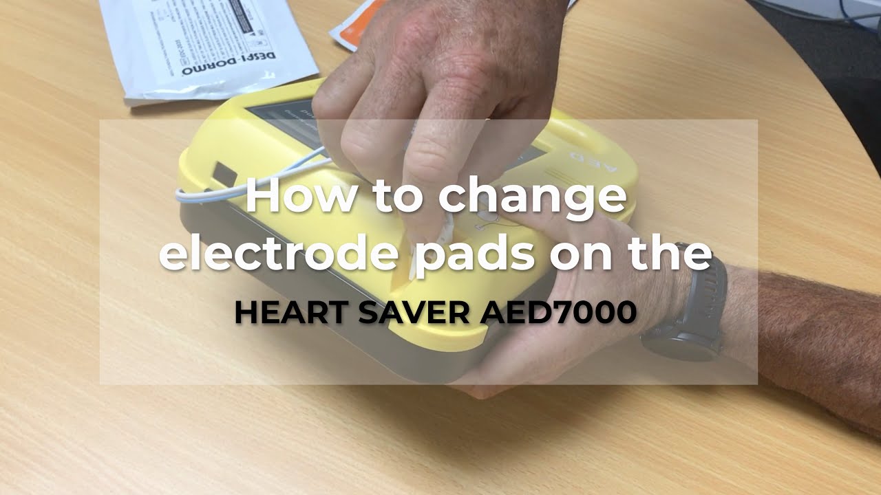 Heart Saver AED7000 Pad Replacement - YouTube
