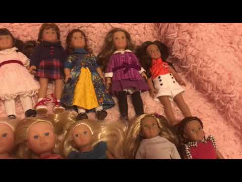 American girl mini doll collection - YouTube
