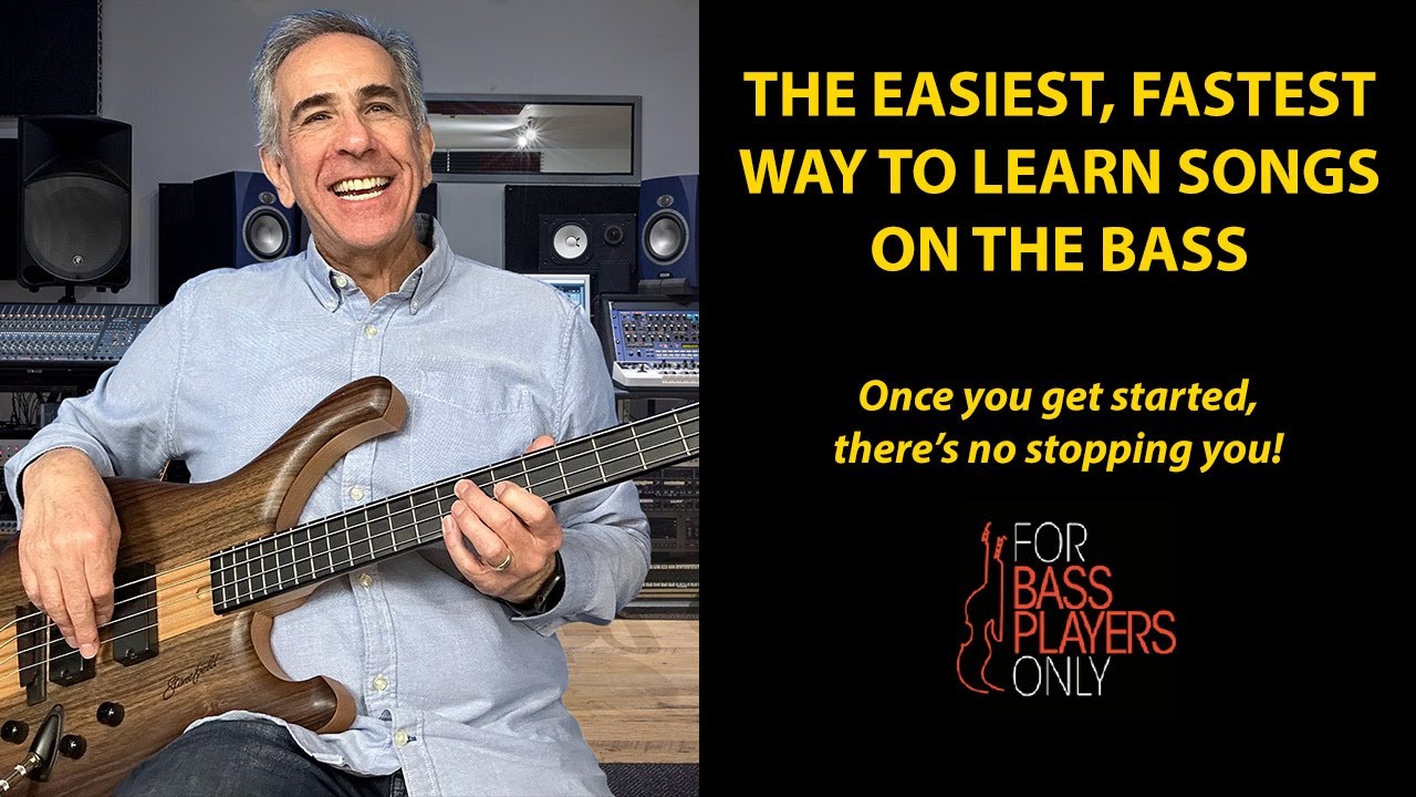 The easiest, fastest way to learn songs on the bass - YouTube