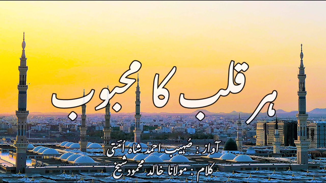 HAR QALB KA MAHBOOB - Awaz Sohaib Shah Ummatee - YouTube