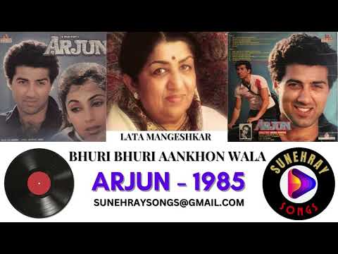 BHURI BHURI AANKHON WALA | LATA MANGESHKAR | ARJUN - 1985 - YouTube