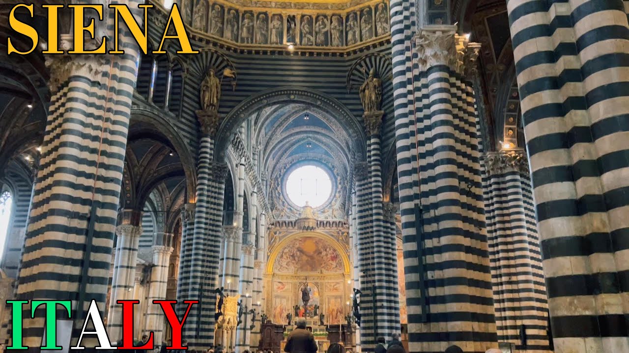 SIENA - ITALY | Early morning walk! | 4K | Travel from home | GOLDEN ...