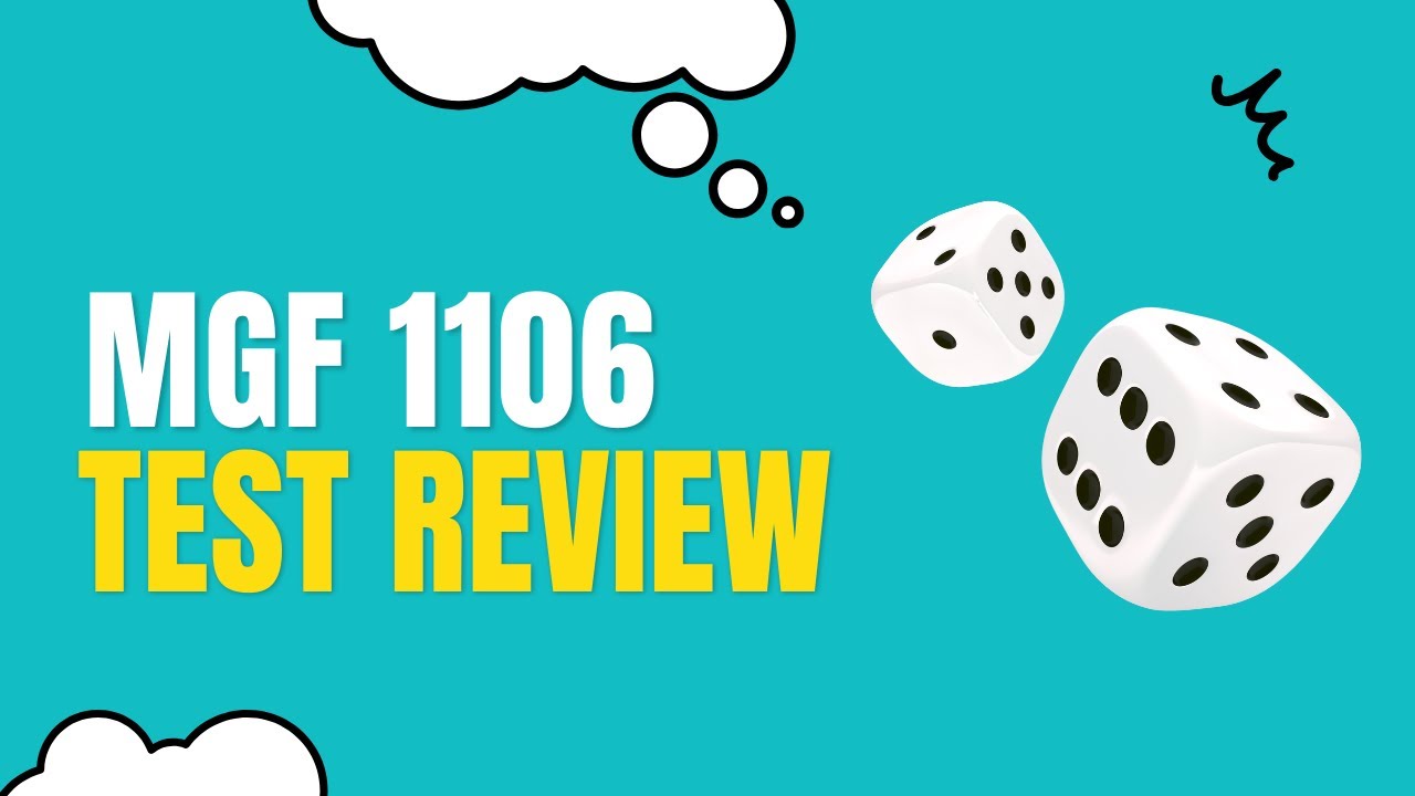 MGF 1106 Unit 1 Test Review | Sets/Stats | Liberal Arts Math - YouTube