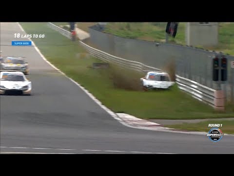 CJ Superrace Championship (Super 6000) 2020. Race 1 Korea International Circuit. Spins