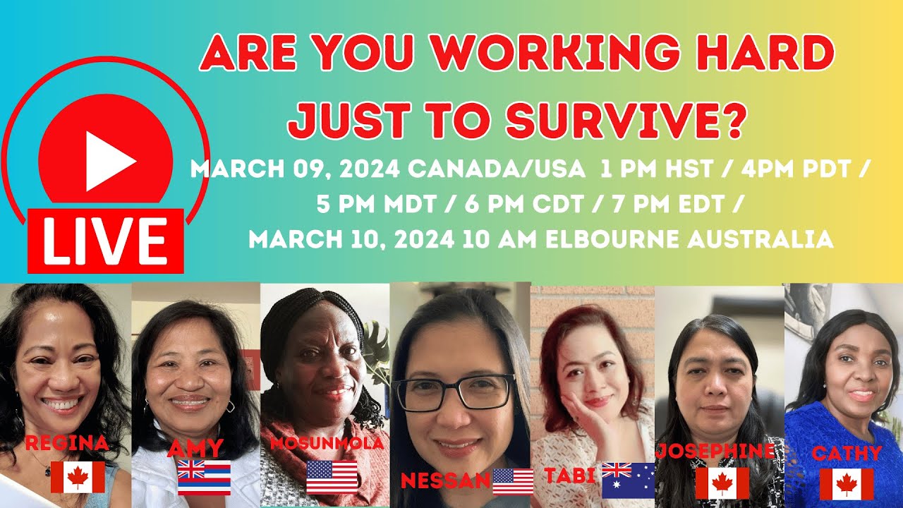 Are You Working Hard Just To Survive? - YouTube