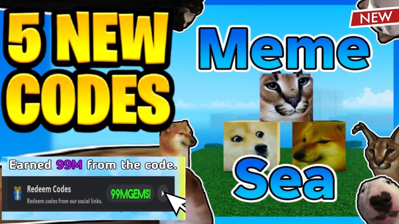 ⚠️ FEBRUARY ⚠️MEME SEA ROBLOX CODES 2025 - MEME SEA CODES 2025 - YouTube