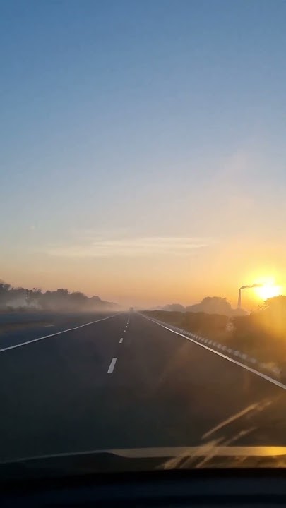 NH 52 || Jaipur Bikaner Highway || Sunset || राष्ट्रीय राजमार्ग || सूर्योस्त का सुंदर नज़ारा ...