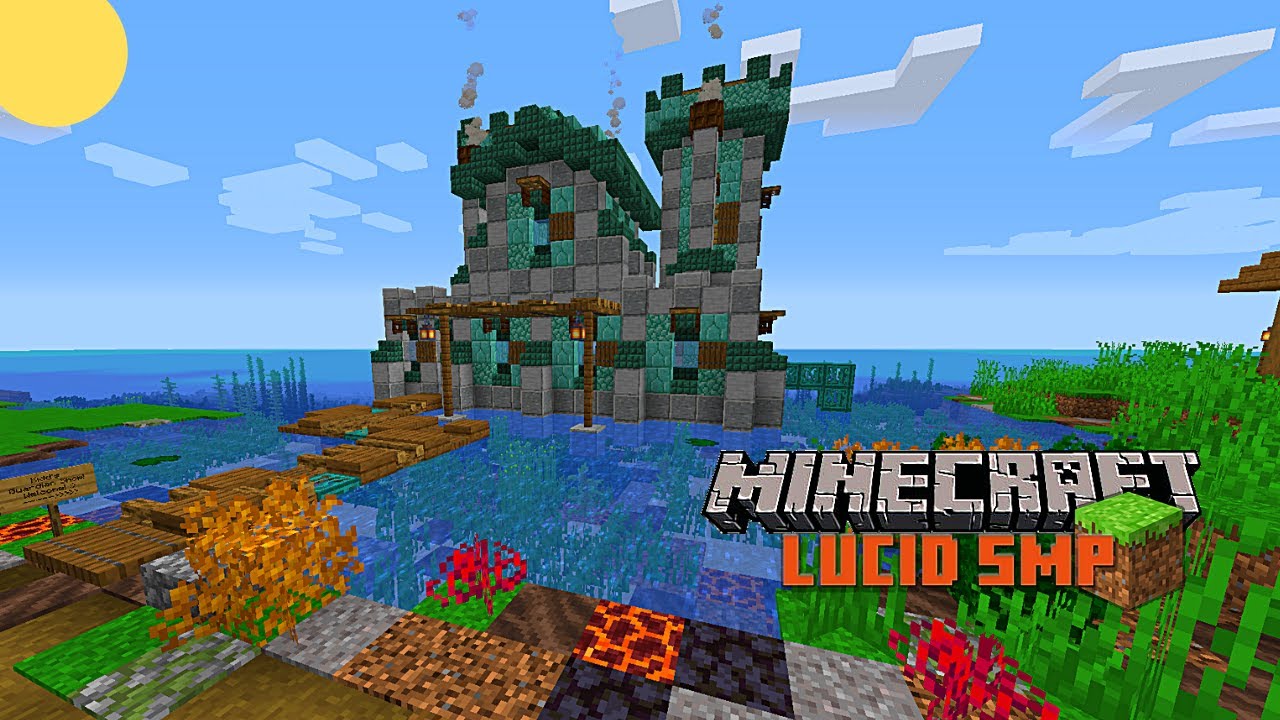 Minecraft: Lets Build A Guardian shop & A Treasure Hunt | Lets Play ...