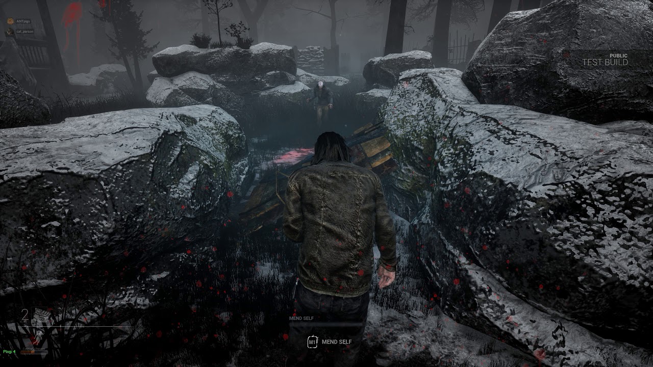 Dead by Daylight PTB 2.4.0 New Killer The Legion vaulting pallets - YouTube