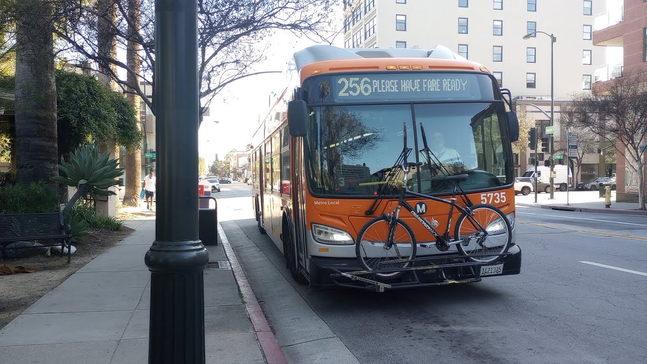 2014 LACMTA New Flyer XN40 5735 - YouTube