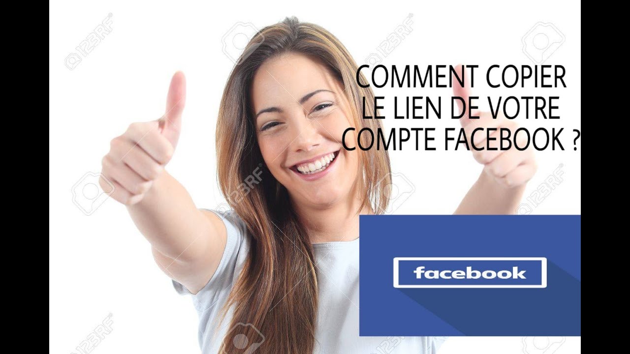 COMMENT COPIER LE LIEN DE VOTRE COMPTE FACEBOOK. - YouTube