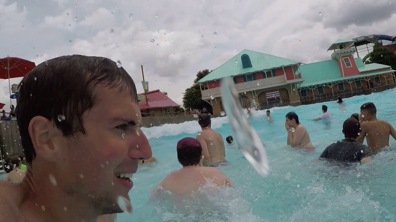 jumping and playing in Big Kahuna waves at Kentucky Kingdom (June 5th ...