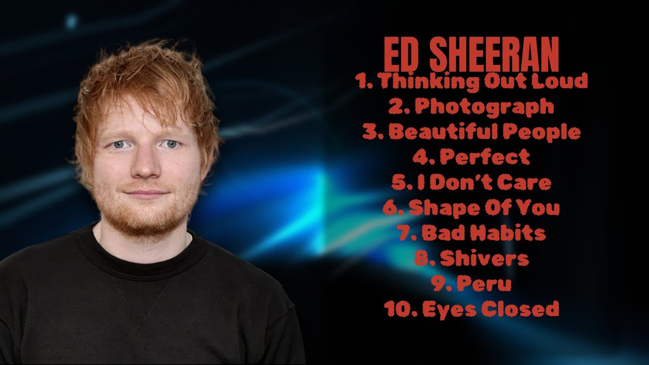 Ed Sheeran-Essential hits roundup mixtape-Supreme Chart-Toppers Mix ...