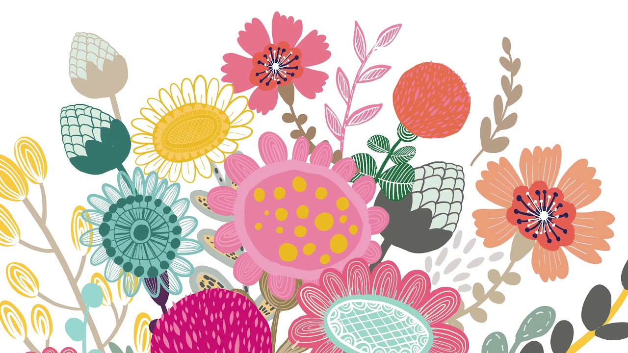 Drawing Flower Adobe Draw Appication on iPad Pro l Noree Illustration ...
