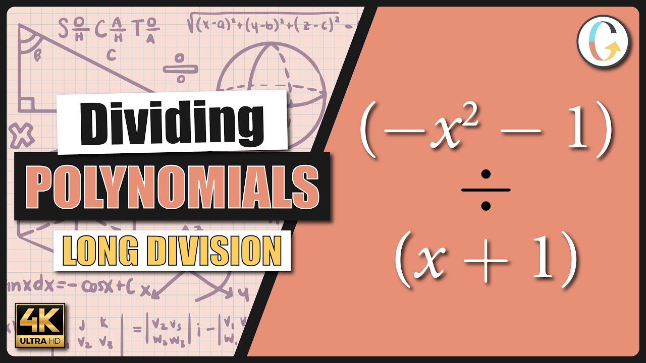 How To Solve x 2 1 x 1 By Long Division YouTube
