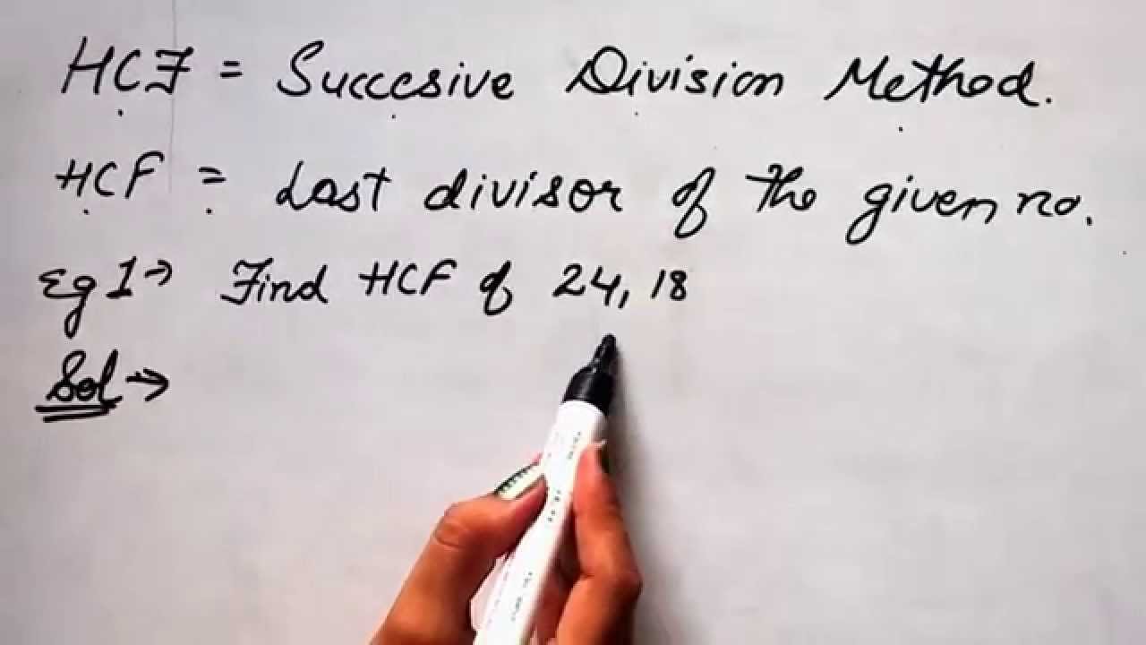 Find HCF By Successive Division Method YouTube find-hcf-by-successive-division-method-youtube