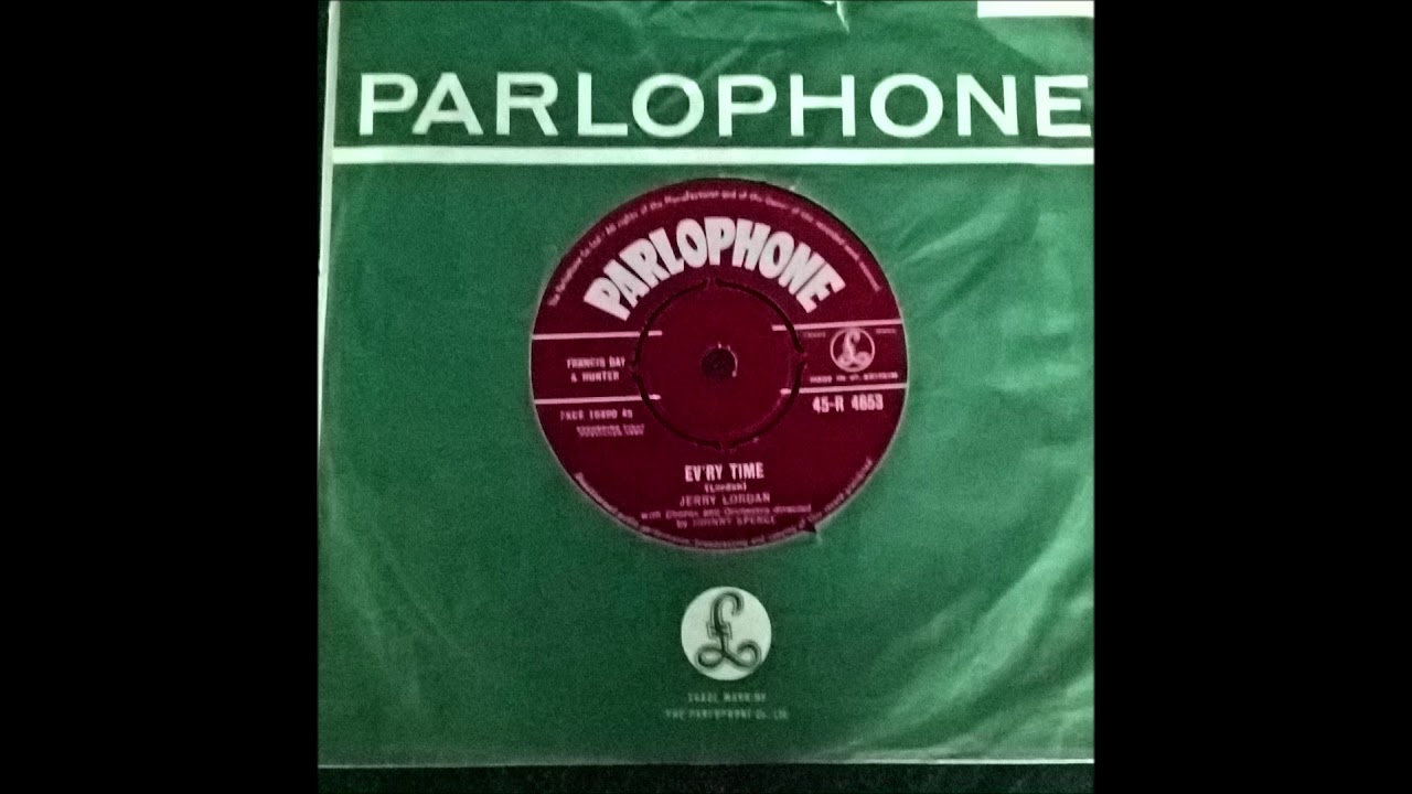 Ev'ry Time - Jerry Lordan - YouTube