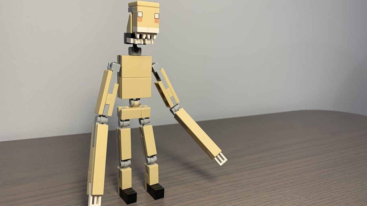 How to Build your own Minecraft Cave Dweller out of Lego - YouTube