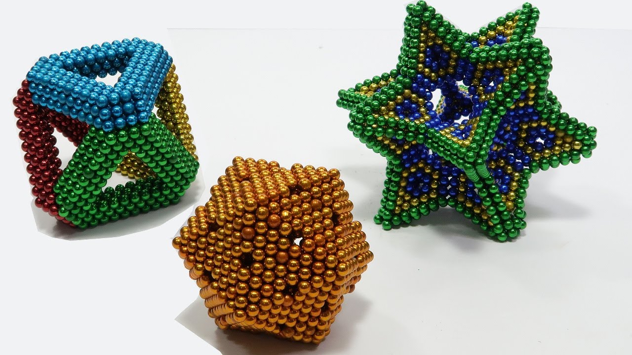 How To Build Magnetic Shape With Magnetic Ball | Magnetic Games ASMR ...