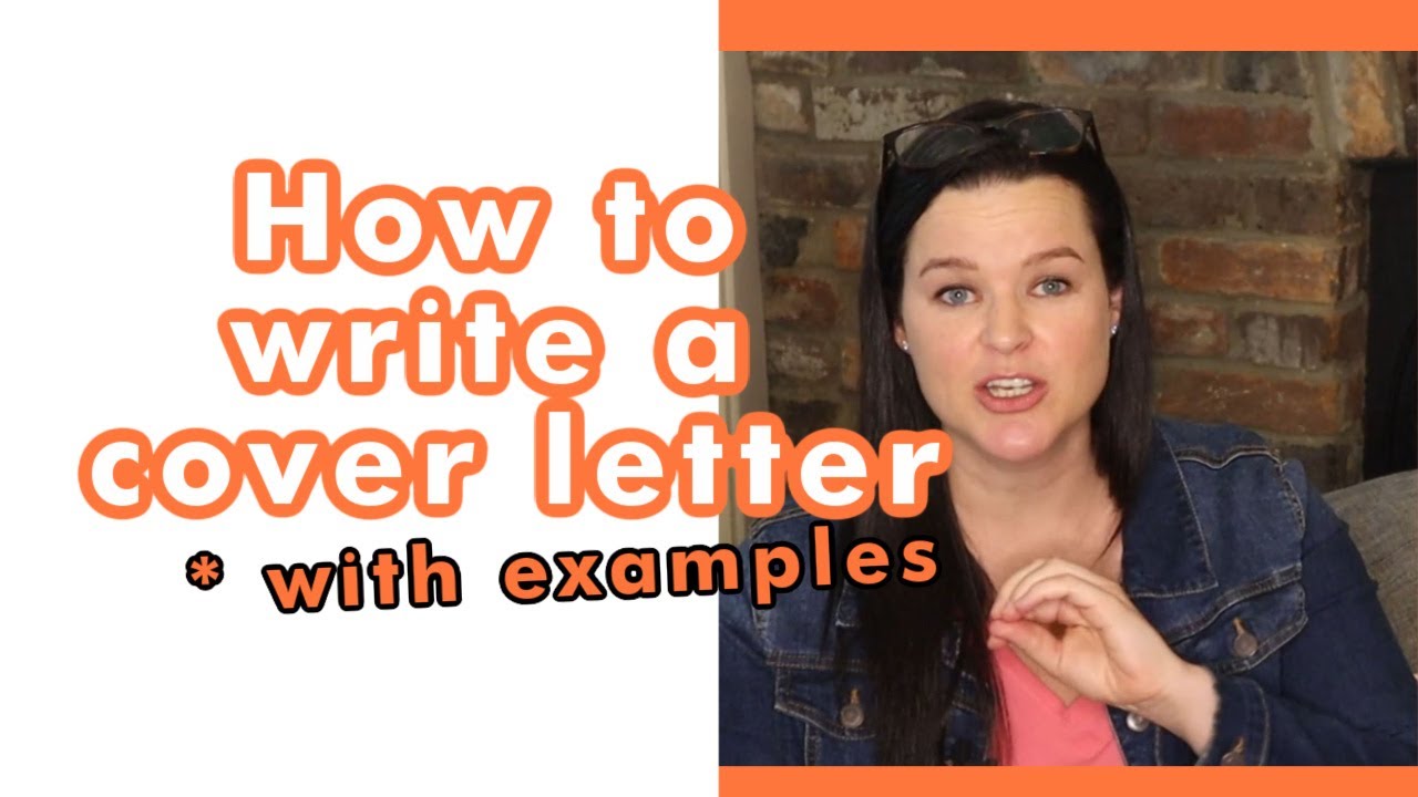 How to write a cover letter - with real examples to follow - YouTube