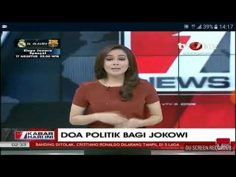VIDEO PRESENTER TVONE YANG DIANGGAP NETIZEN MENGEJEK PRESIDEN JOKOWI