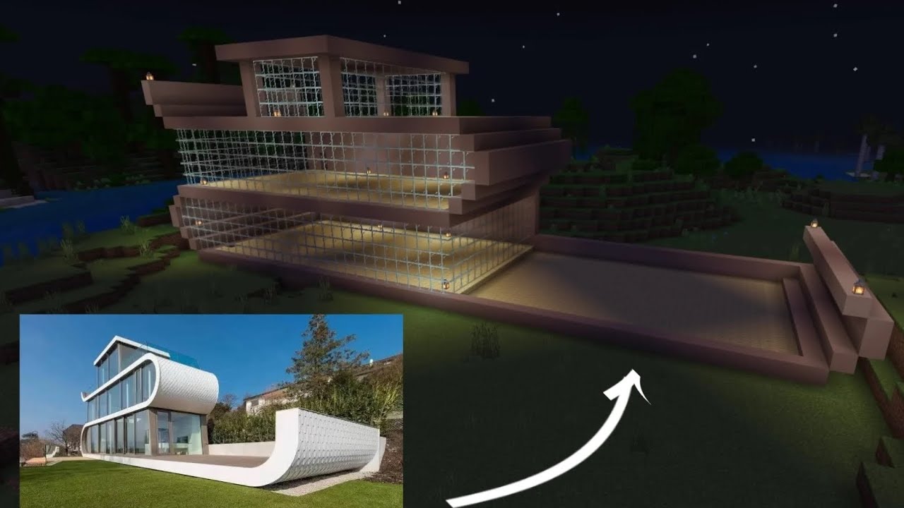 My first real-life house in Minecraft!! - YouTube
