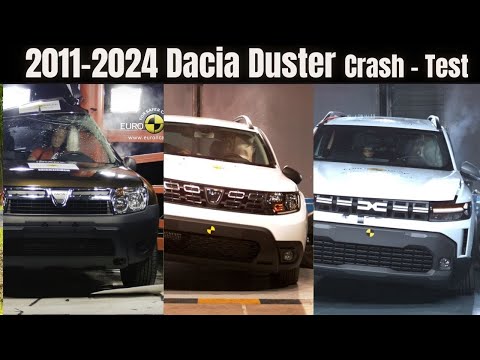Dacia Duster: Euro NCAP Crash Test Comparison 2011 vs 2017 vs 2024