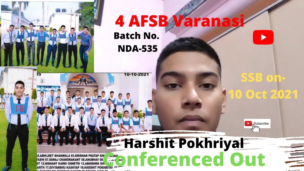 4AFSB Varanasi Experience Of a Conferenced Out Candidate(10 oct 2021) # ...