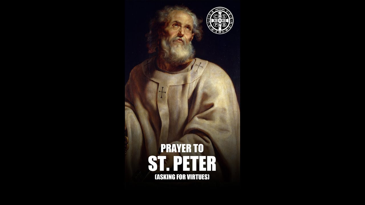 🌊 Prayer to St. Peter: A Prayer for Faith and Strength - YouTube