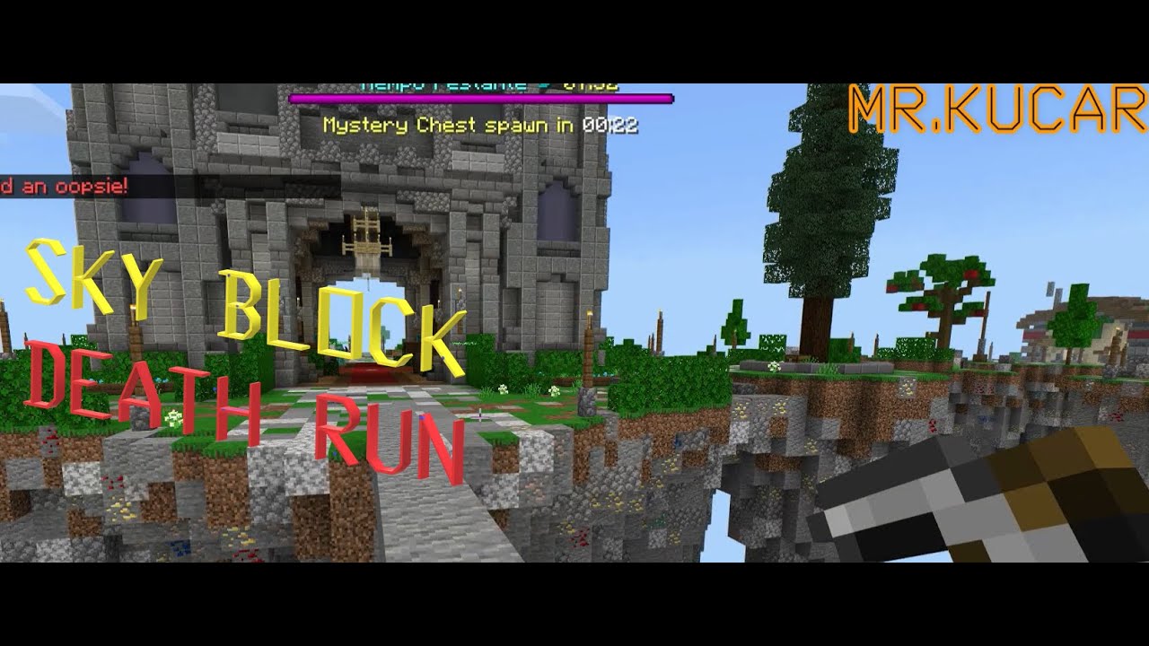 MINECRAFT 1(A) SKY BLOCK ..... Y COMO INICIAR SESION - YouTube