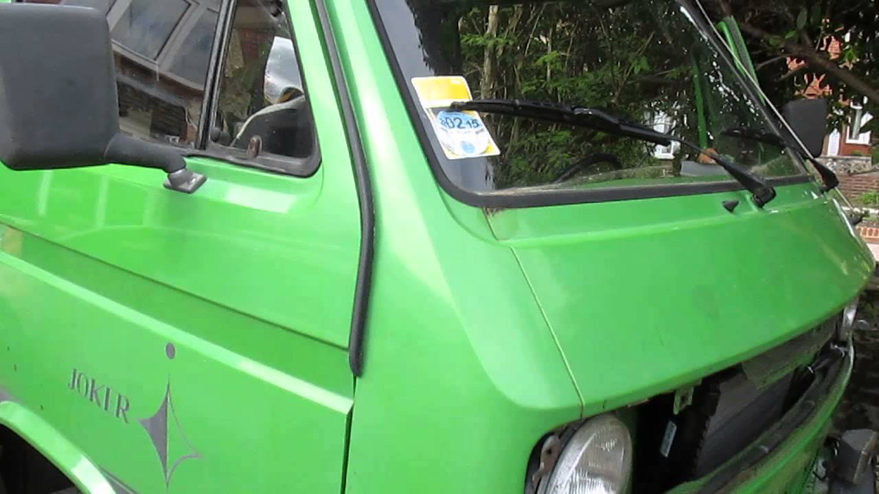 VW T25 with Subaru EJ25 conversion 1st start up. - YouTube