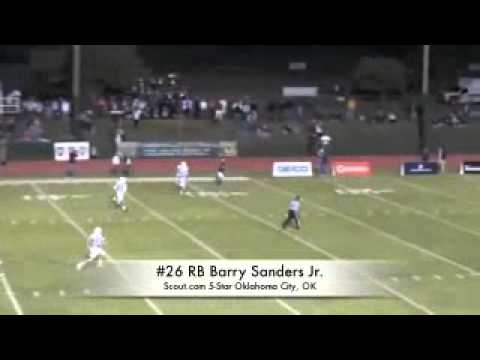#26 Barry Sanders Jr Highlights - YouTube