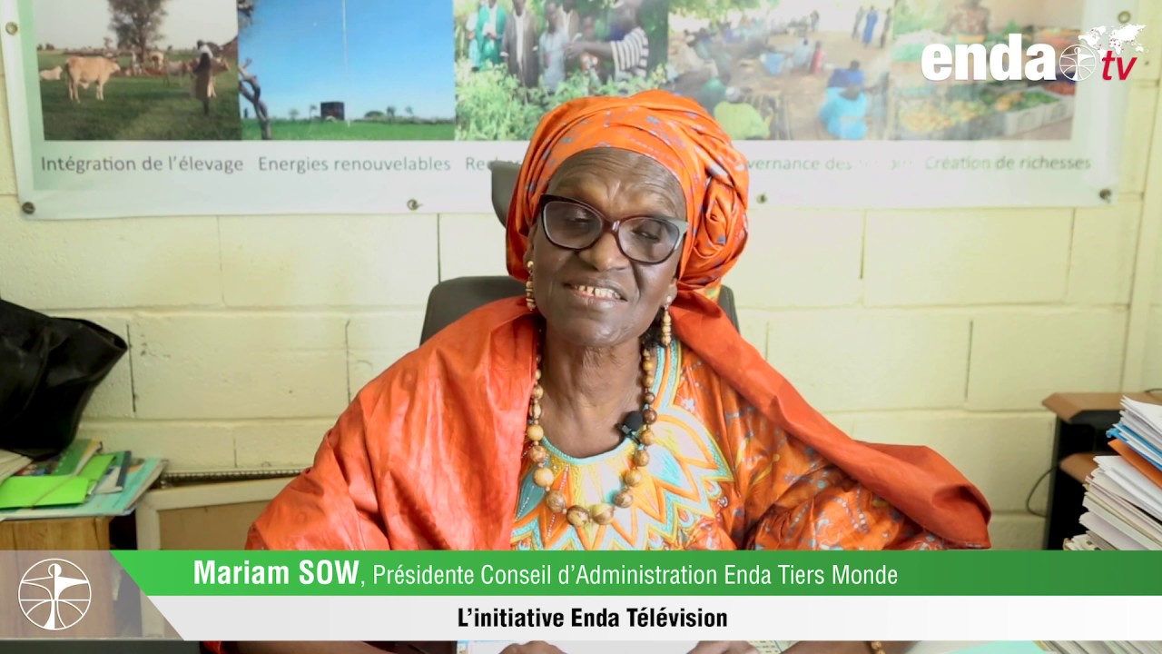 La PCA d'Enda Tiers Monde, Mme Mariam Sow, sur l'initiative Enda TV ...