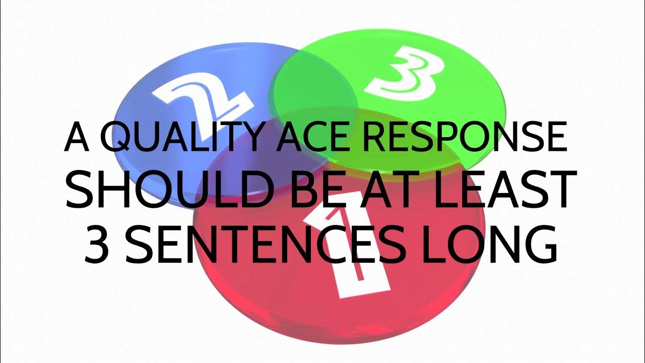 ACE writing strategy for short constructed response - YouTube
